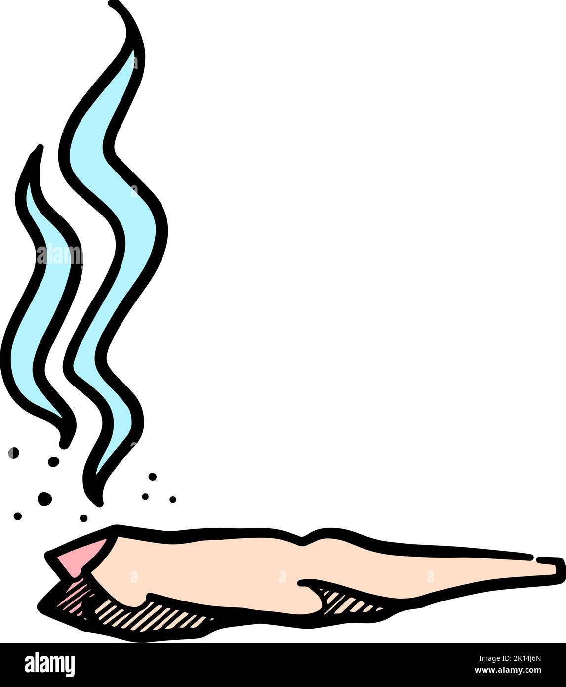 Medical cannabis joint color Cut Out Stock Images & Pictures - Alamy