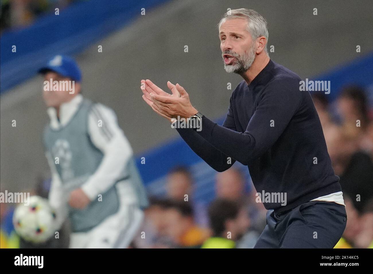 RB Leipzig head coach Marco Rose during the UEFA Champions League match ...
