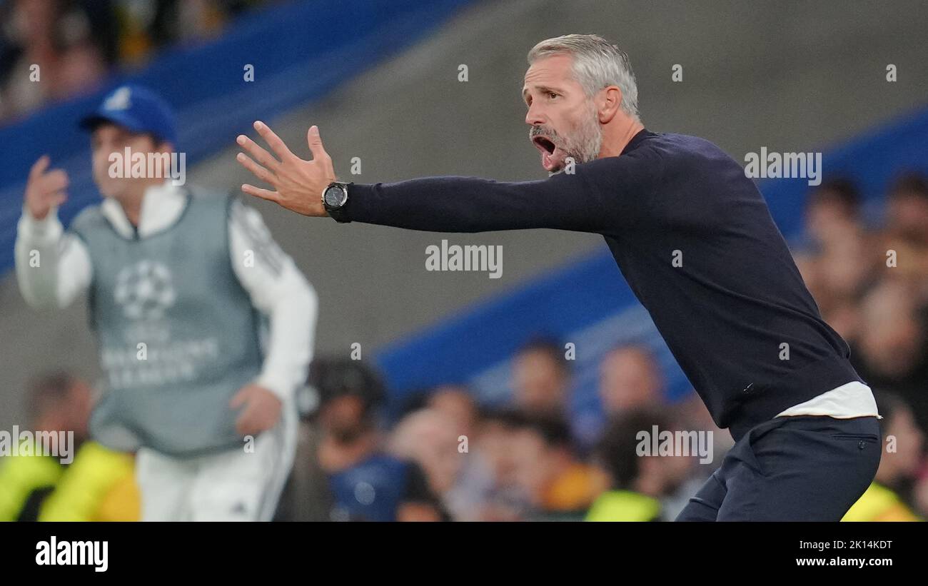 RB Leipzig head coach Marco Rose during the UEFA Champions League match ...