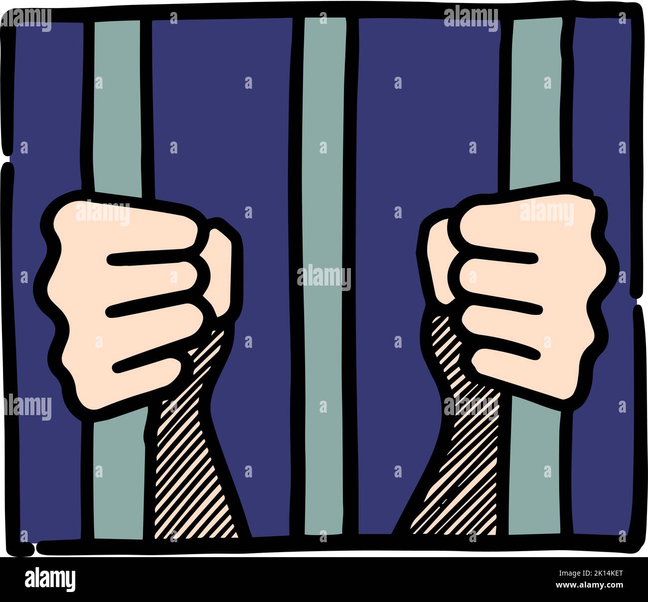Color jail icon Stock Vector Image & Art - Alamy