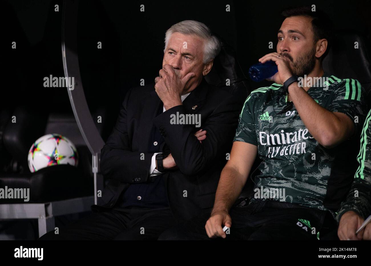 14th September 2022; Santiago Bernabeu, Madrid, Spain: Champions League ...