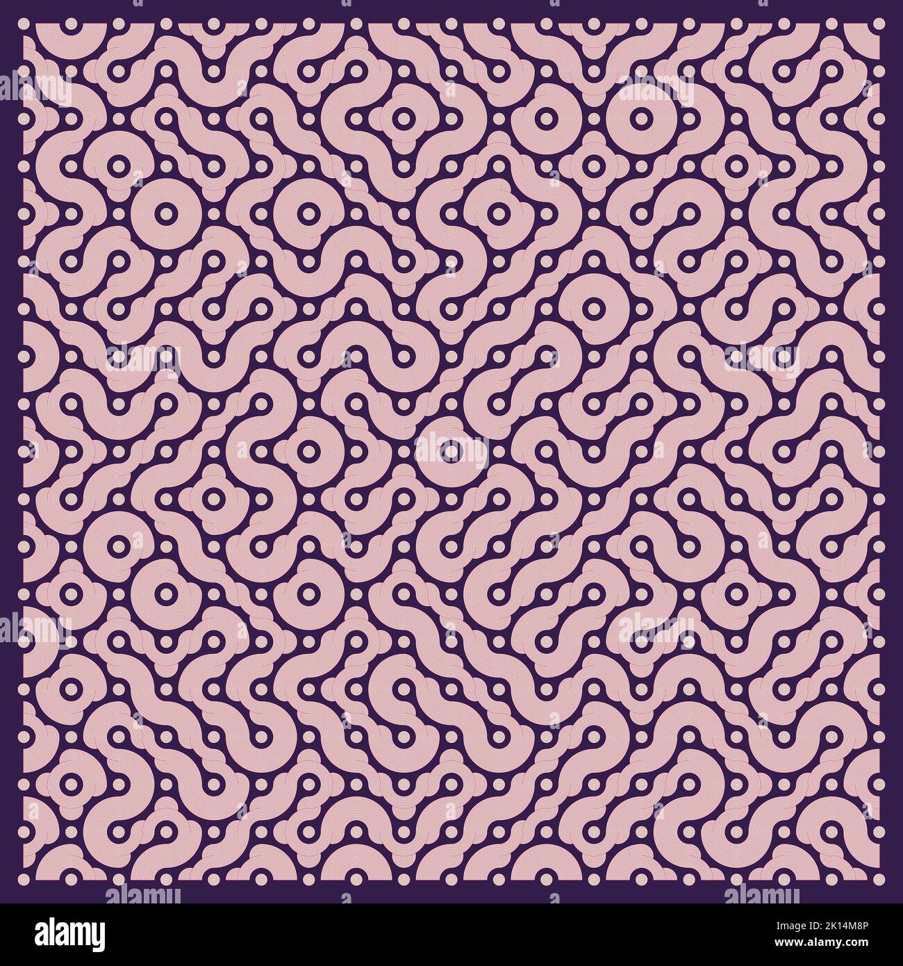 Random color rounded truchet tiling illustration Stock Vector Image ...