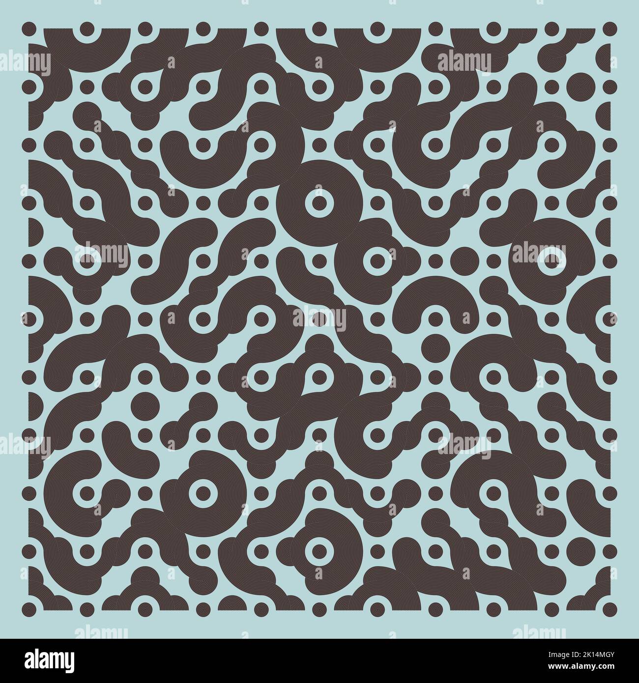 Random color rounded truchet tiling illustration Stock Vector Image ...