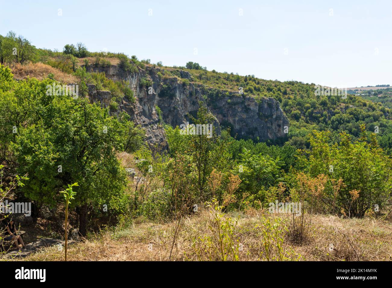 Ruins of medieval fortificated city of Cherven from period of Second ...