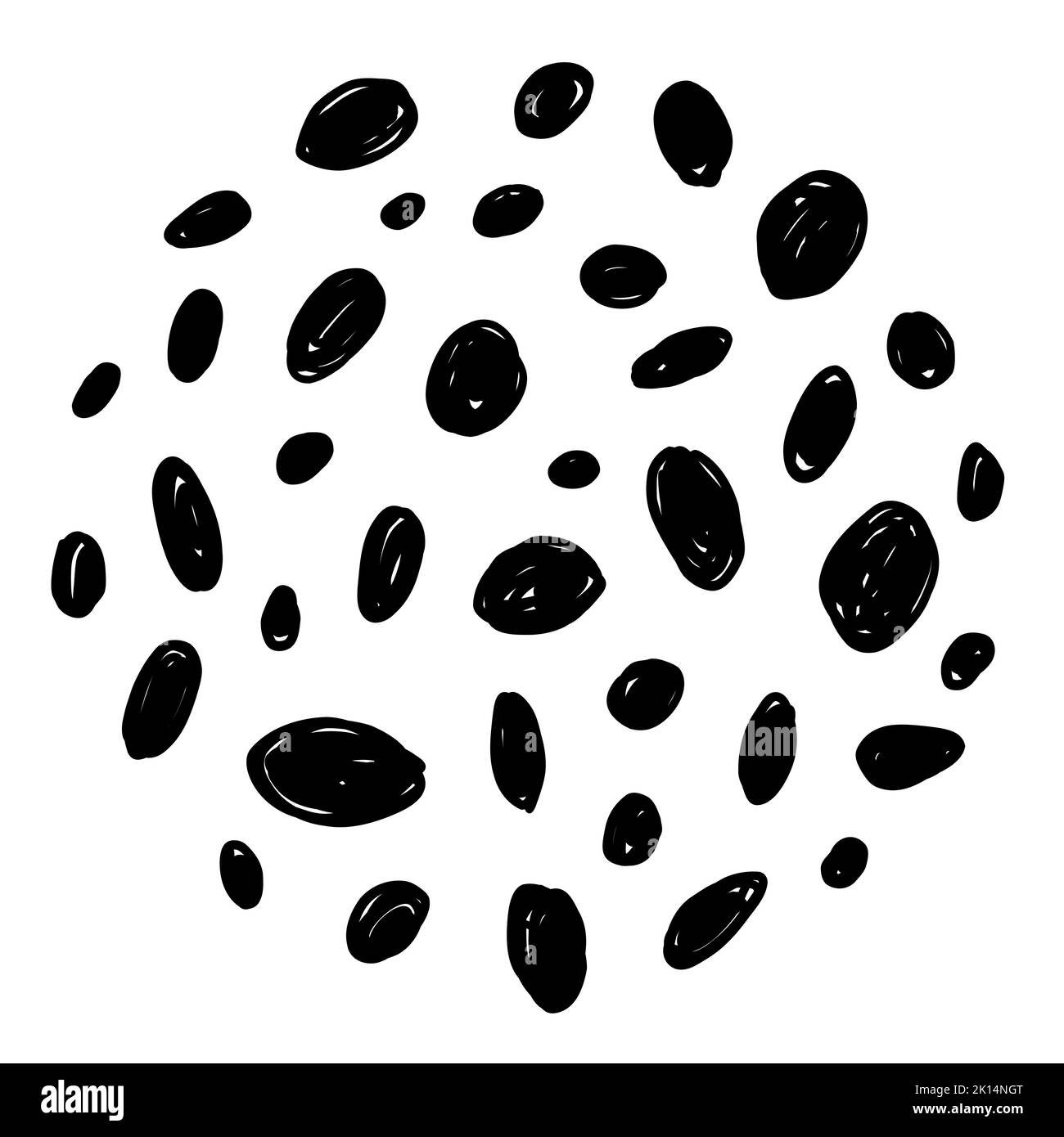 Black Spots Forming Circle Vector Stock Vector Image And Art Alamy