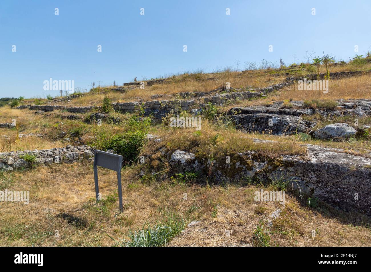 Ruins of medieval fortificated city of Cherven from period of Second ...