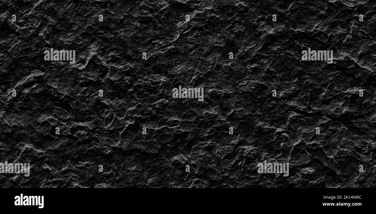 Seamless dark black rough old concrete grunge background texture ...