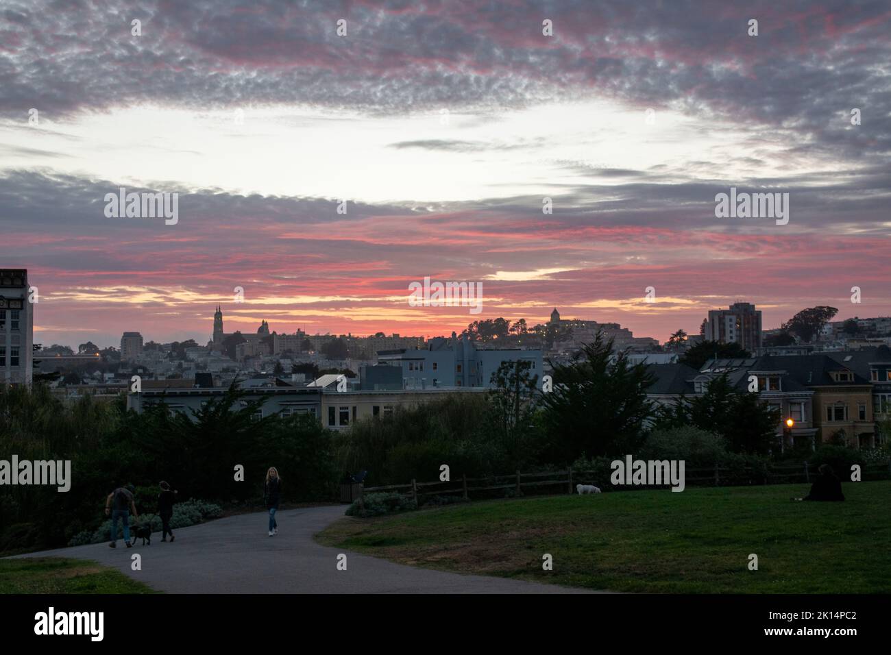 Alamo Square is a popular tourism destination in San Francisco, CA, USA ...