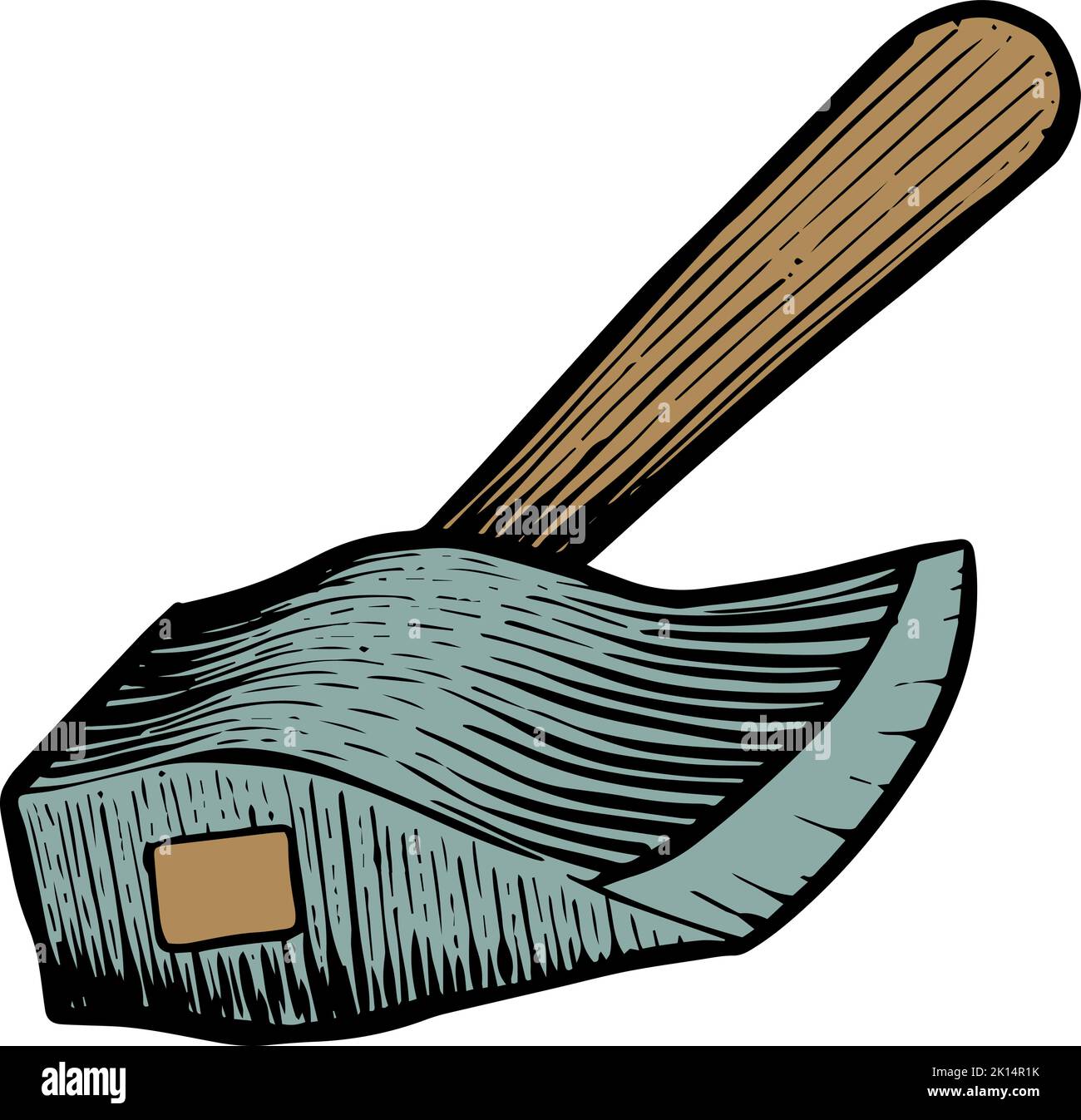 Color axe icon hand drawn Stock Vector Image & Art - Alamy
