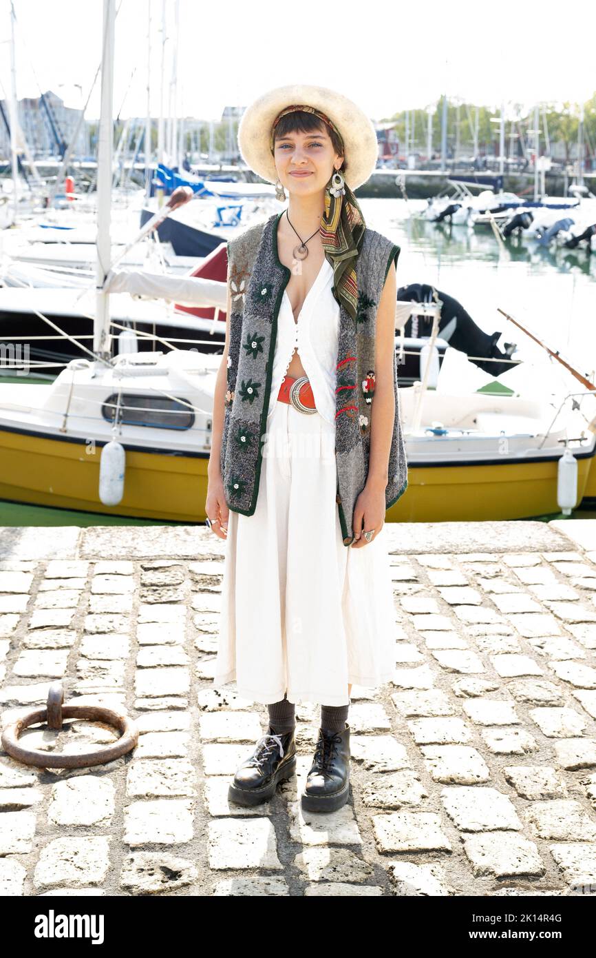 Juliette Halloy attends Lycee Toulouse Lautrec photocall during the La ...