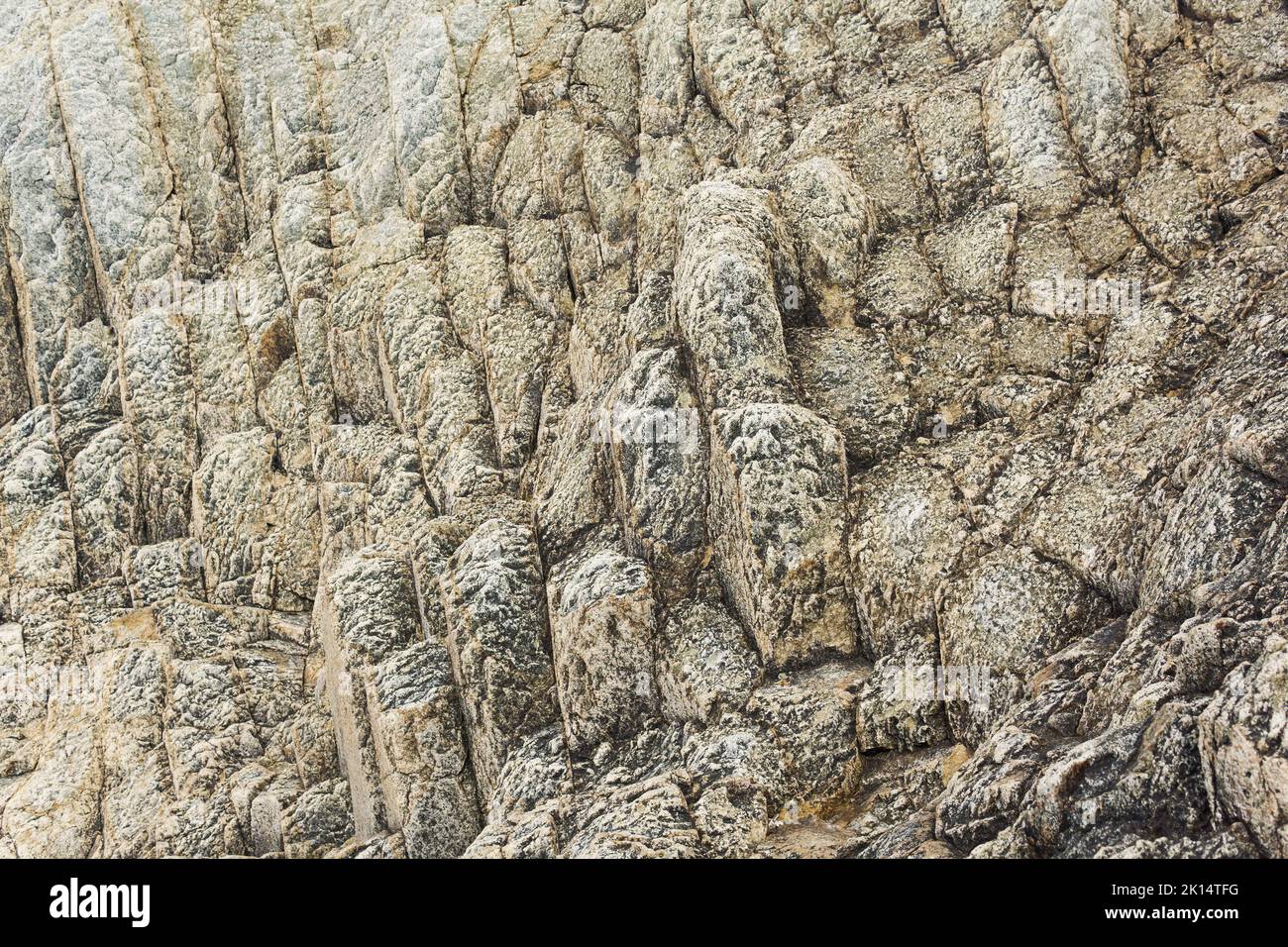 natural background, rock texture from weathered columnar basalt Stock ...