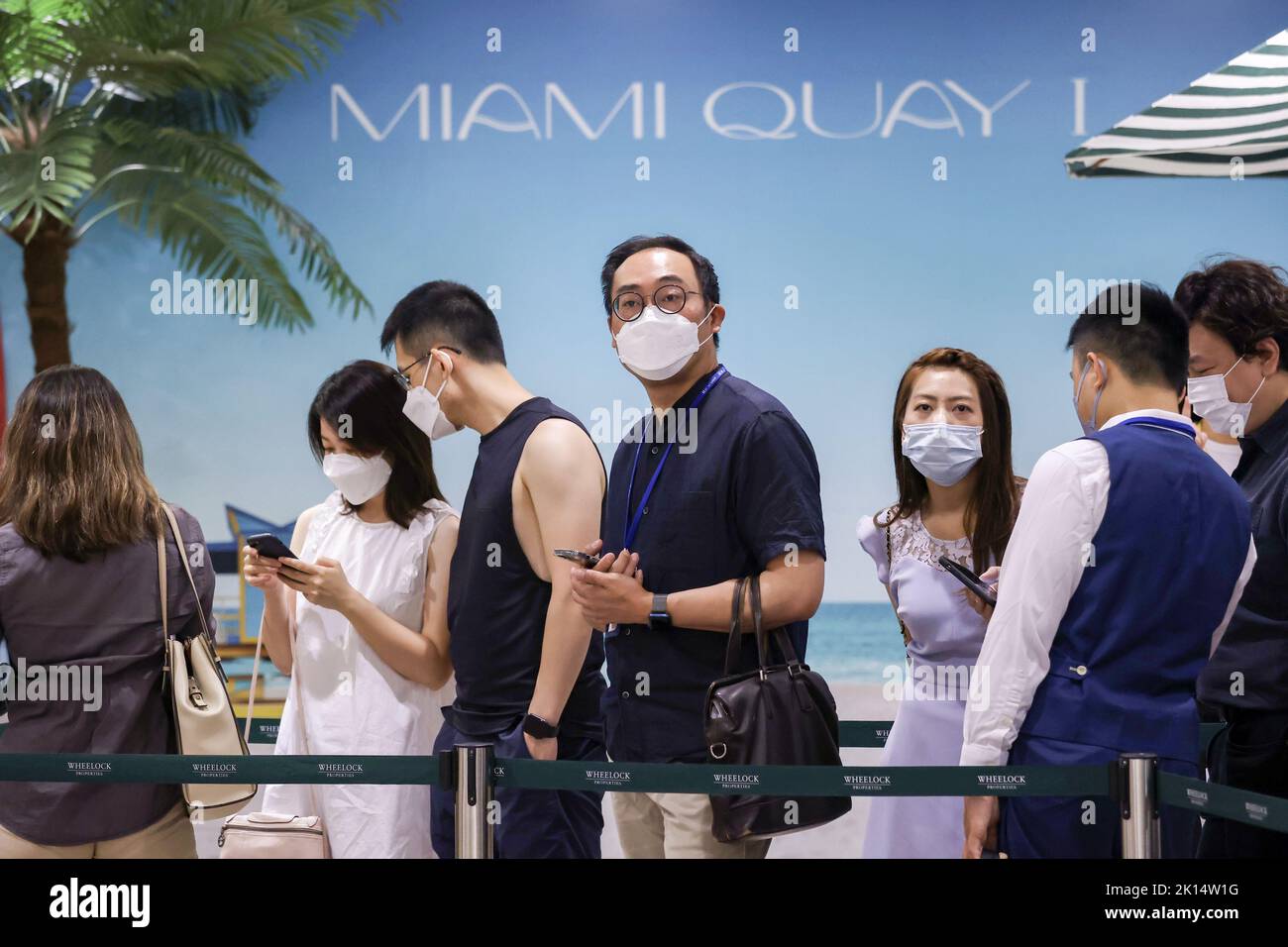 Potential buyers line up for sales of Wheelock Properties' Miami Quay, at the Tower 2 Gateway ...