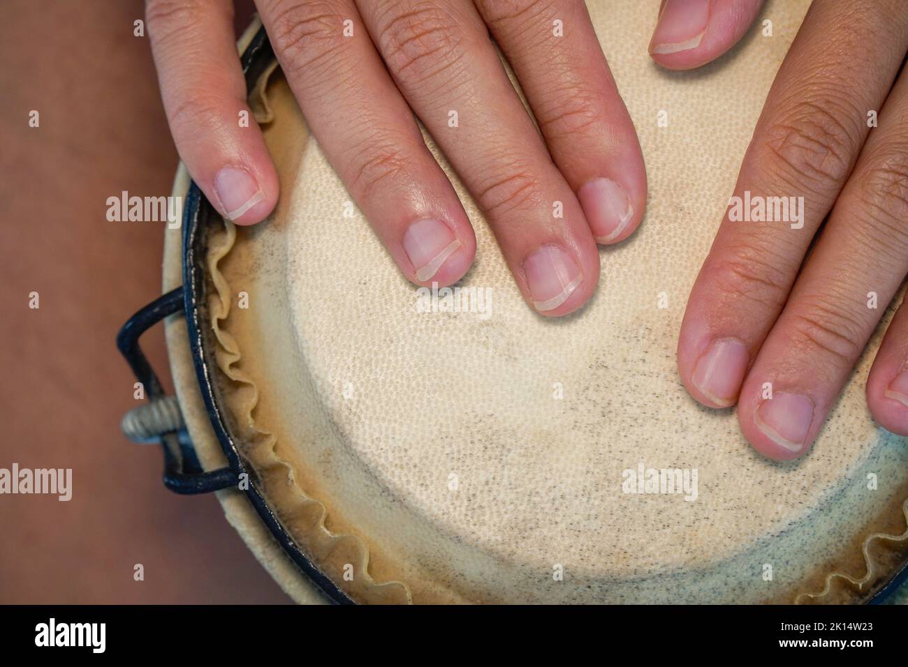 Woman drum finger hi-res stock photography and images - Alamy