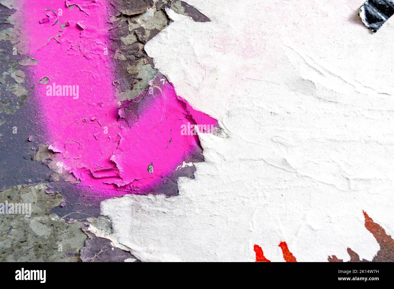 Old grunge torn collage posters creased crumpled paper placard texture ...