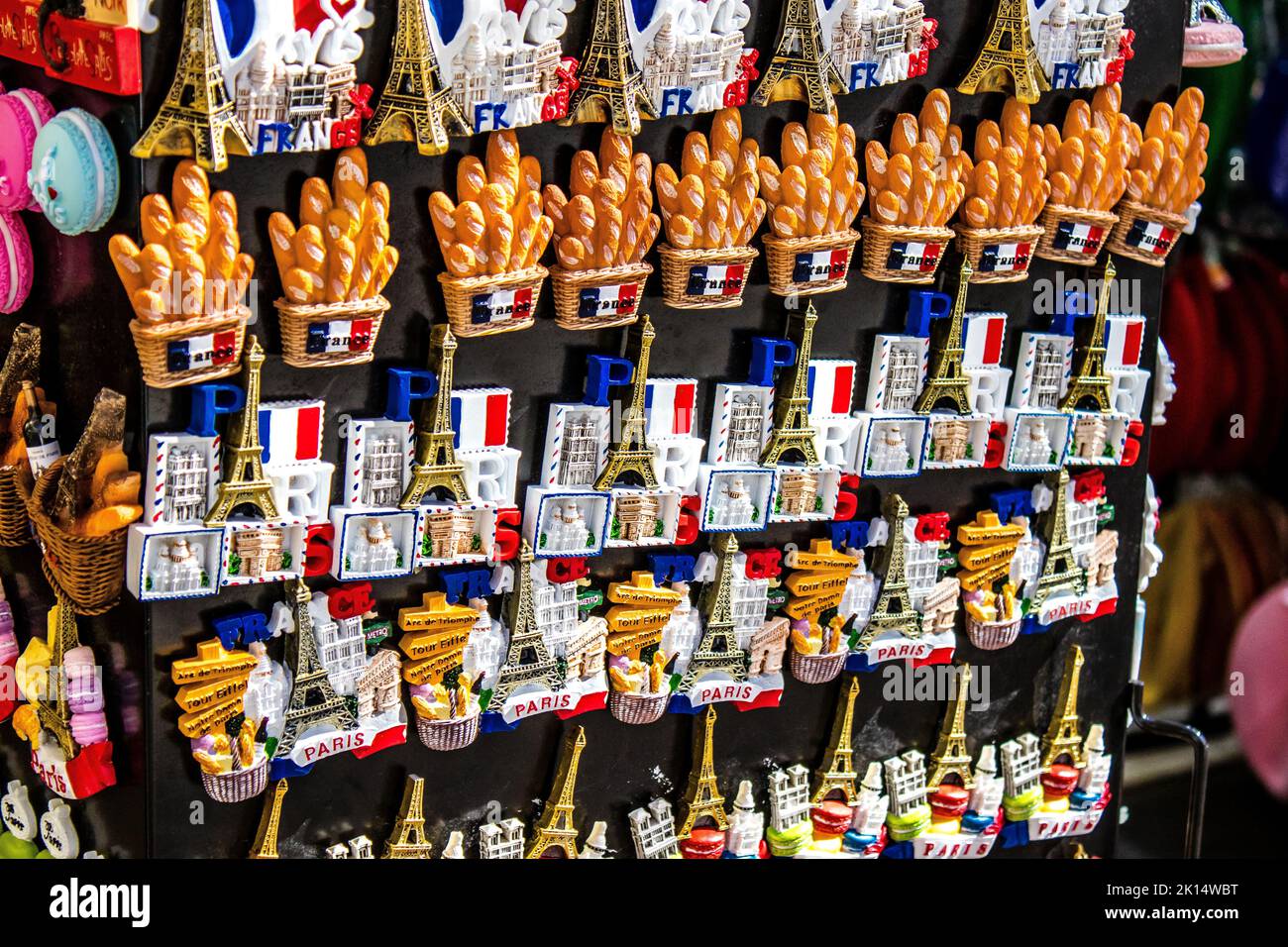 Paris, France - September 14, 2022 Decorative objects and various gift ...