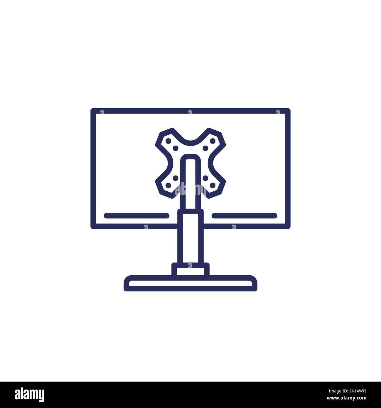 Desk monitor bracket hi-res stock photography and images - Alamy