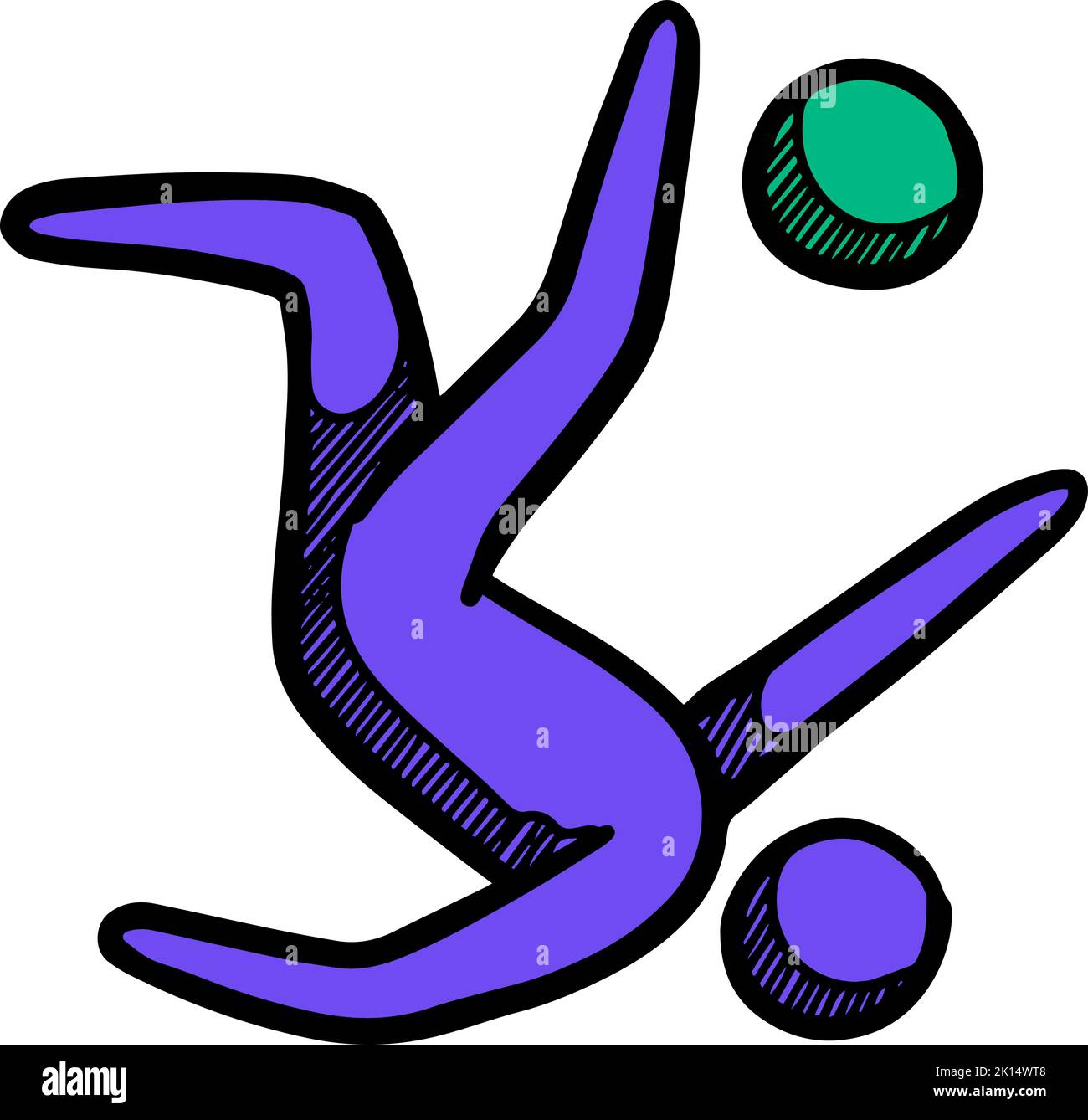 Color football player icon Stock Vector Image & Art - Alamy