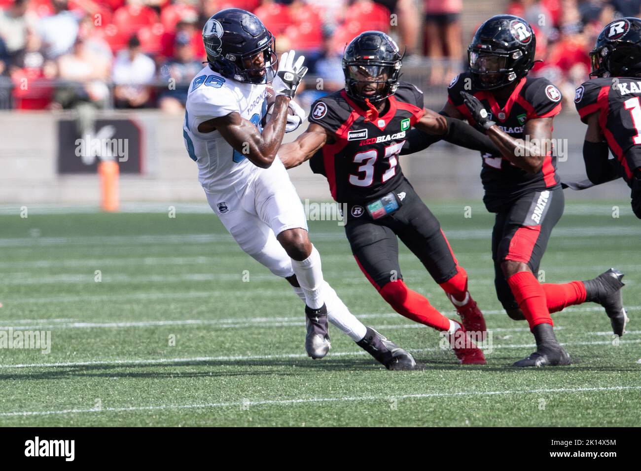 Ottawa, Canada. 10th Sep, 2022. Toronto Argonauts wide receiver Damonte ...