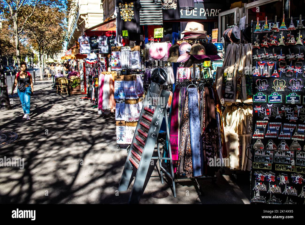 Paris, France - September 14, 2022 Decorative objects and various gift ...