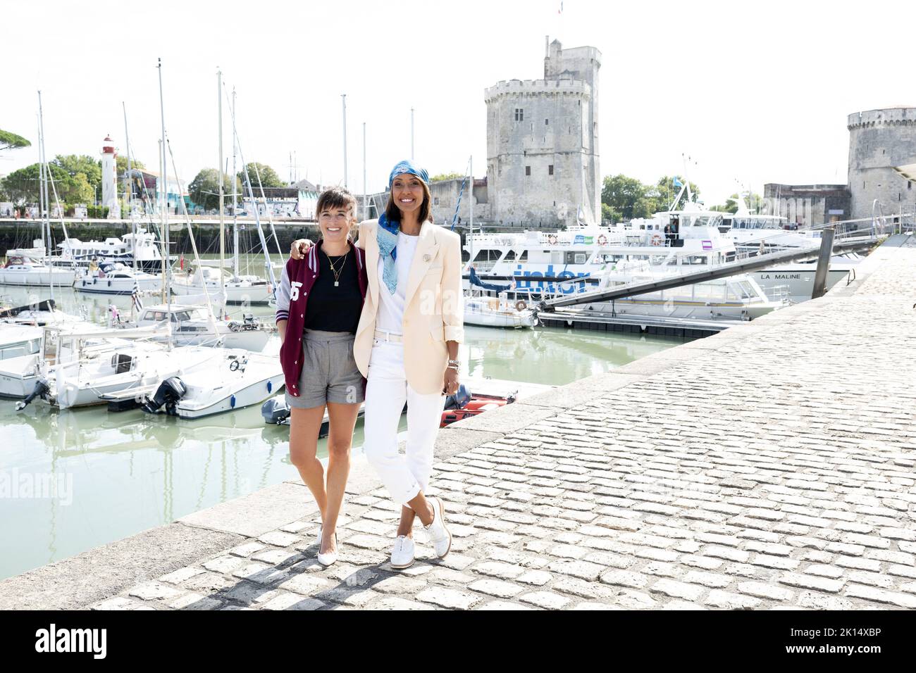 Sonia Roland and Beatrice de La Boulaye attend Tropique criminels ...