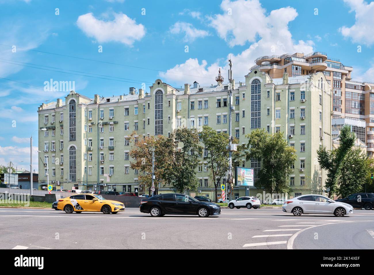 Narodnaya Street, view of the former profitable house built in 1915 ...