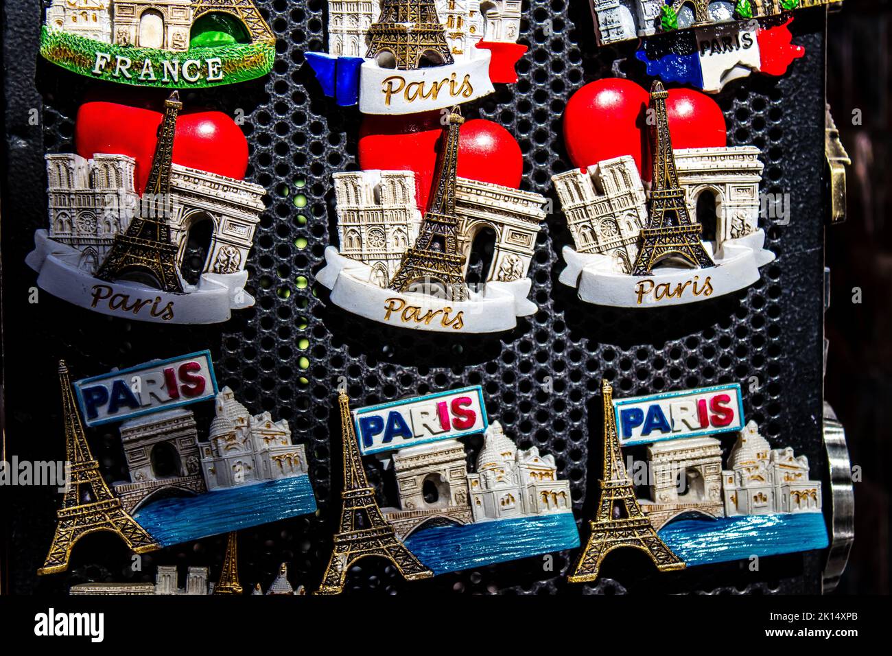 Paris, France - September 14, 2022 Decorative objects and various gift ...