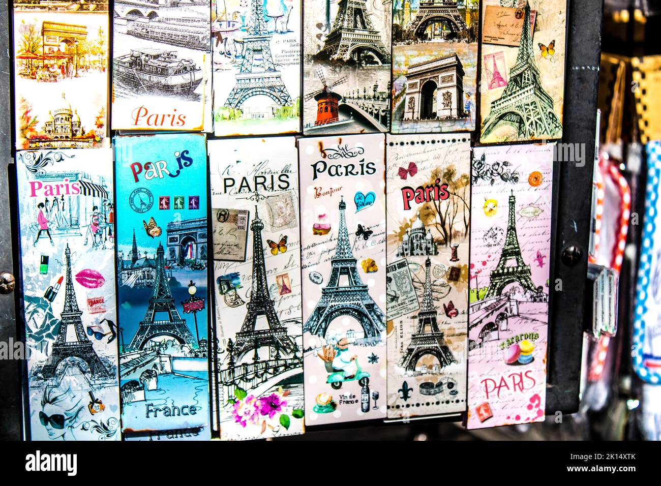 Paris, France - September 14, 2022 Decorative objects and various gift ...