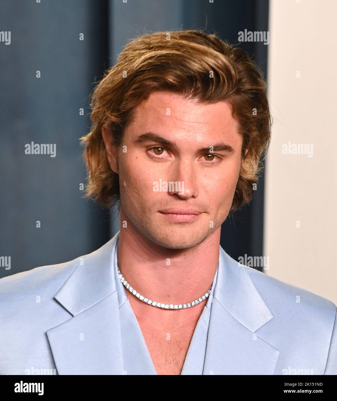 Chase Stokes attends the 2022 Vanity Fair Oscar Party hosted by Radhika ...