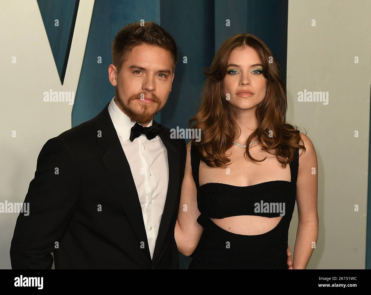 Barbara Palvin, Dylan Sprouse attend the 2022 Vanity Fair Oscar Party ...