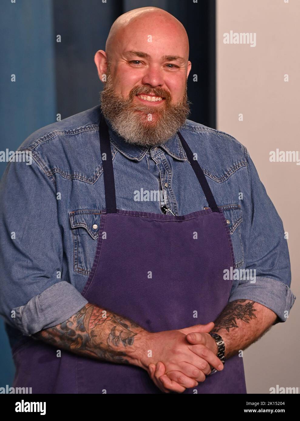 Evan Funke attends the 2022 Vanity Fair Oscar Party hosted by Radhika ...