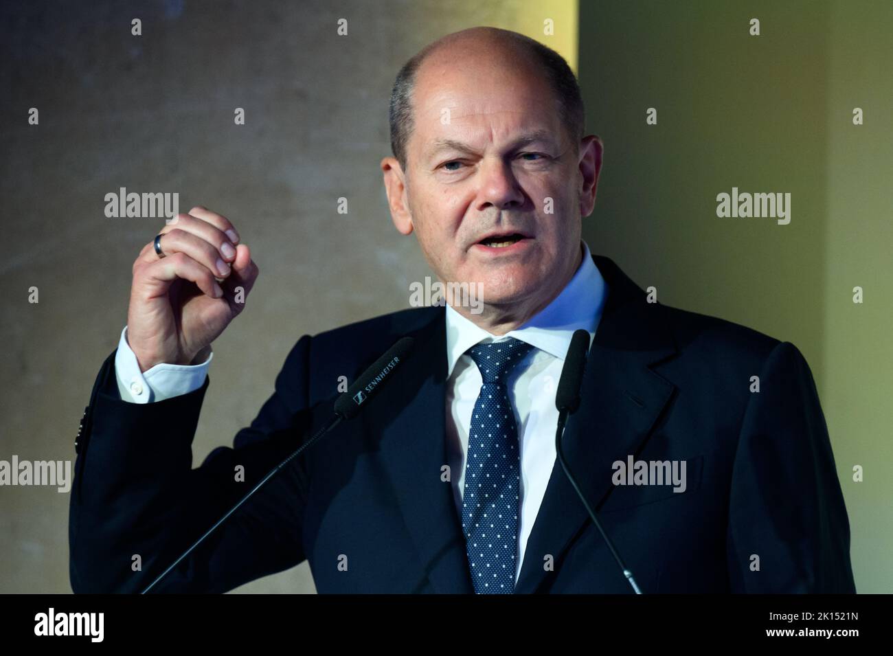 Potsdam, Germany. 15th Sep, 2022. German Chancellor Olaf Scholz (SPD ...