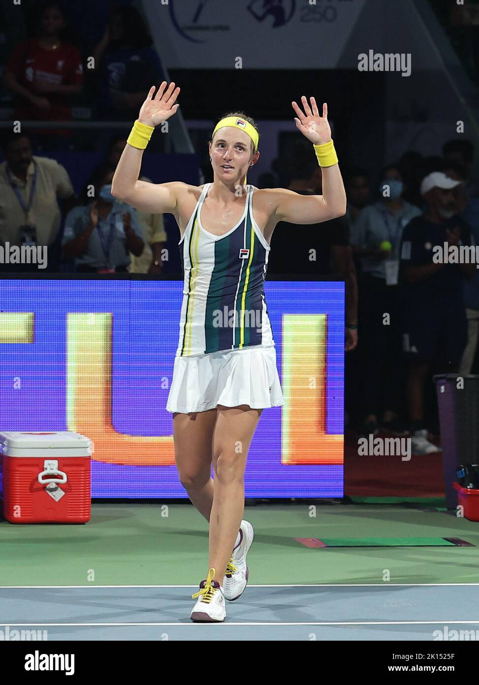 Chennai India, 15th Sep 2022: Chennai Open WTA 250 : Nadia PODOROSKA ...