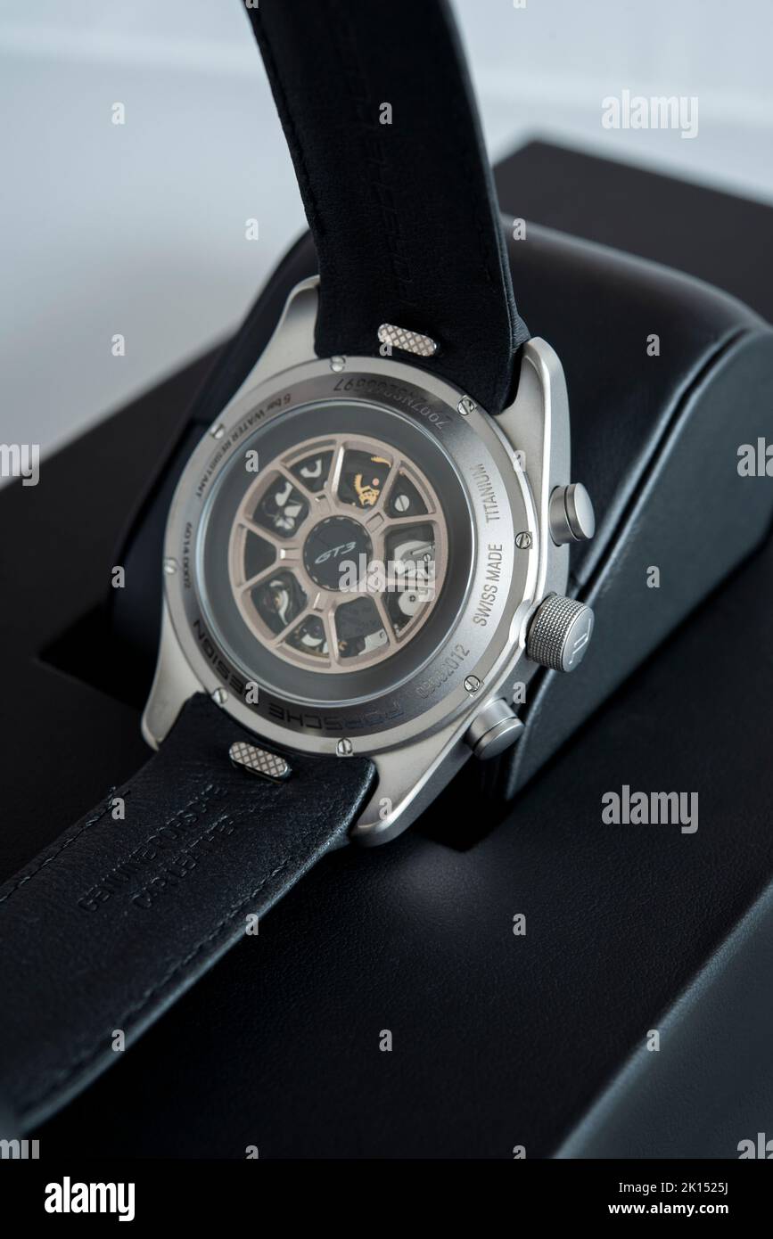 Porsche GT3 wrist watch Stock Photo - Alamy