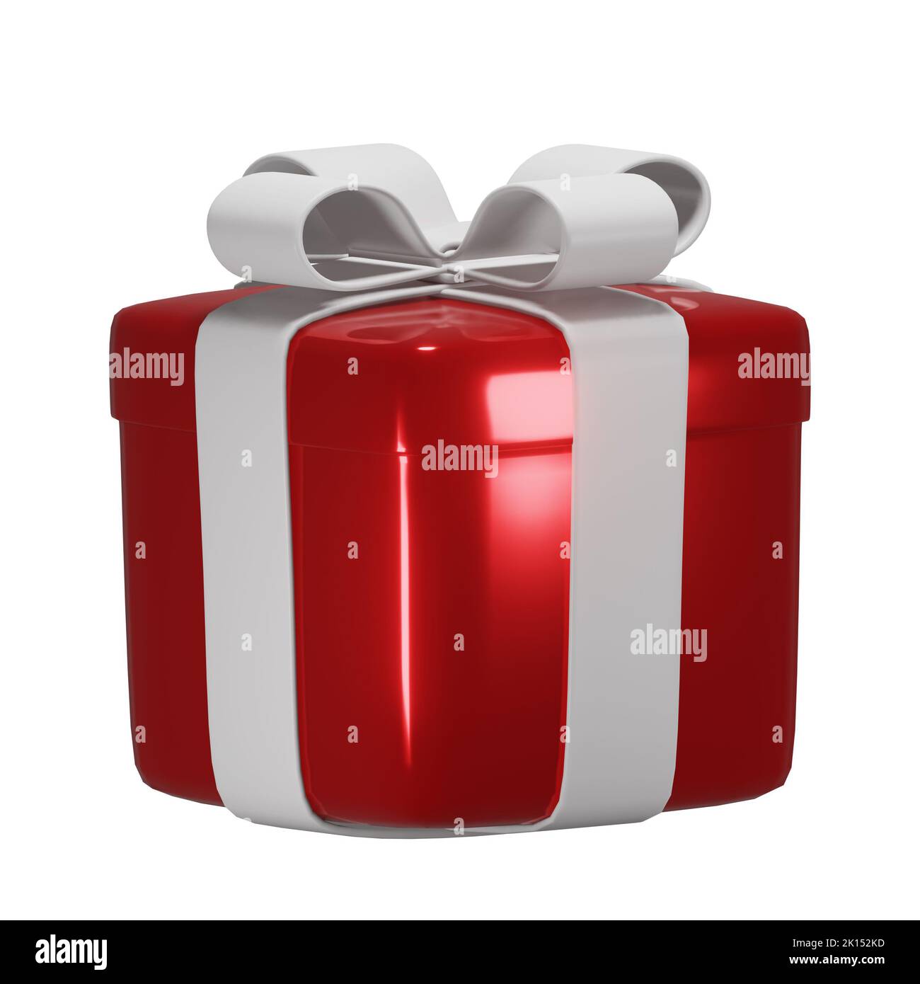 Realistic 3D Gift Box Cutout Stock Photo - Alamy