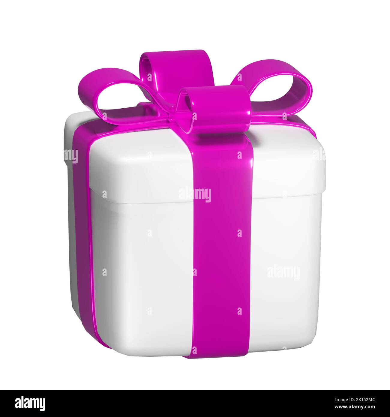 Realistic 3D Gift Box Cutout Stock Photo - Alamy