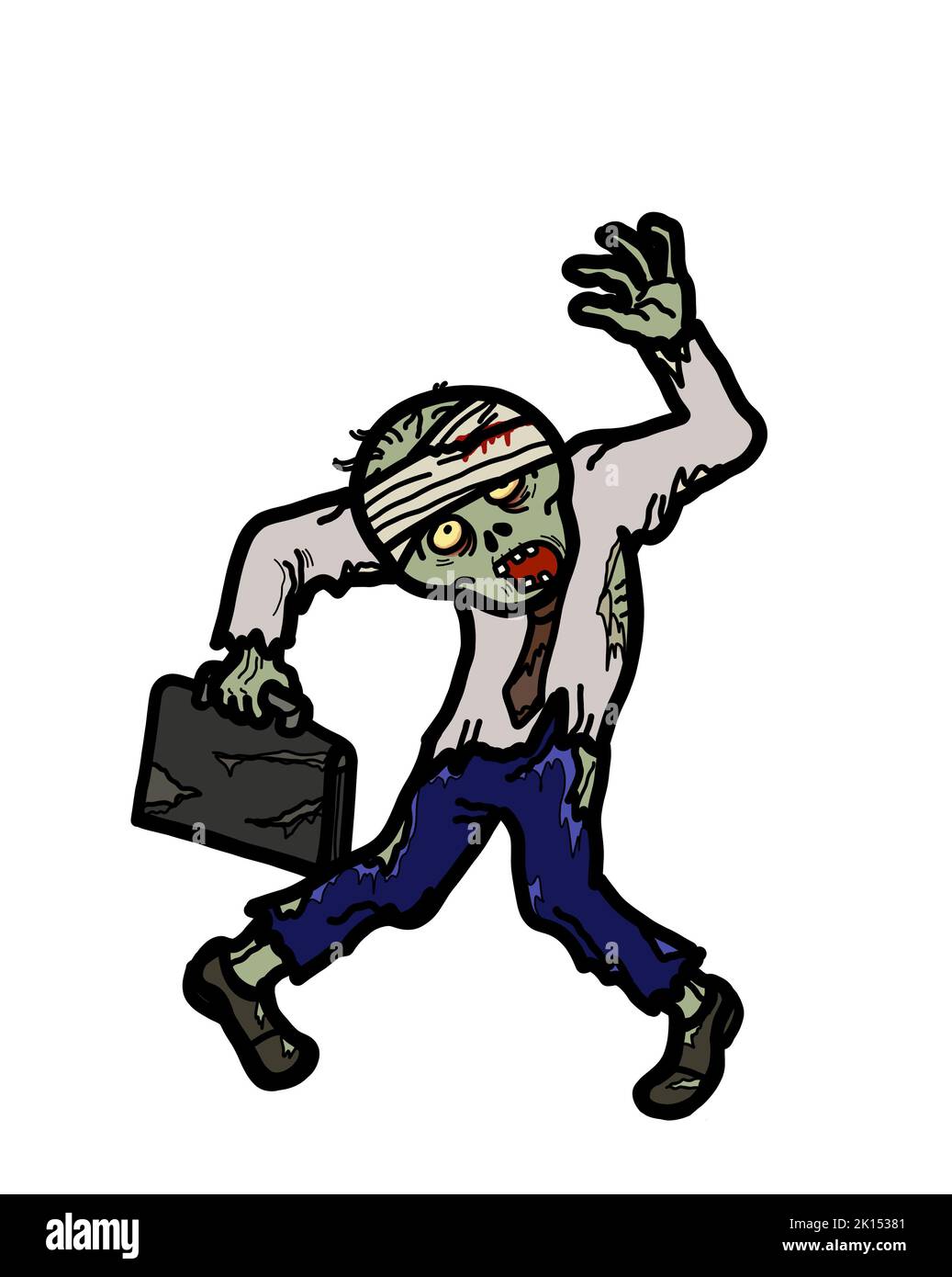 A Halloween zombie ghoul ghost monster. Fear spooky haunter nightmare ...