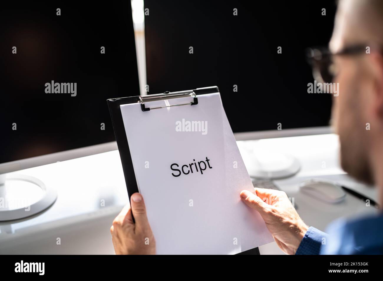 Acting Script And Screenplay Paper For Theater Stock Photo - Alamy