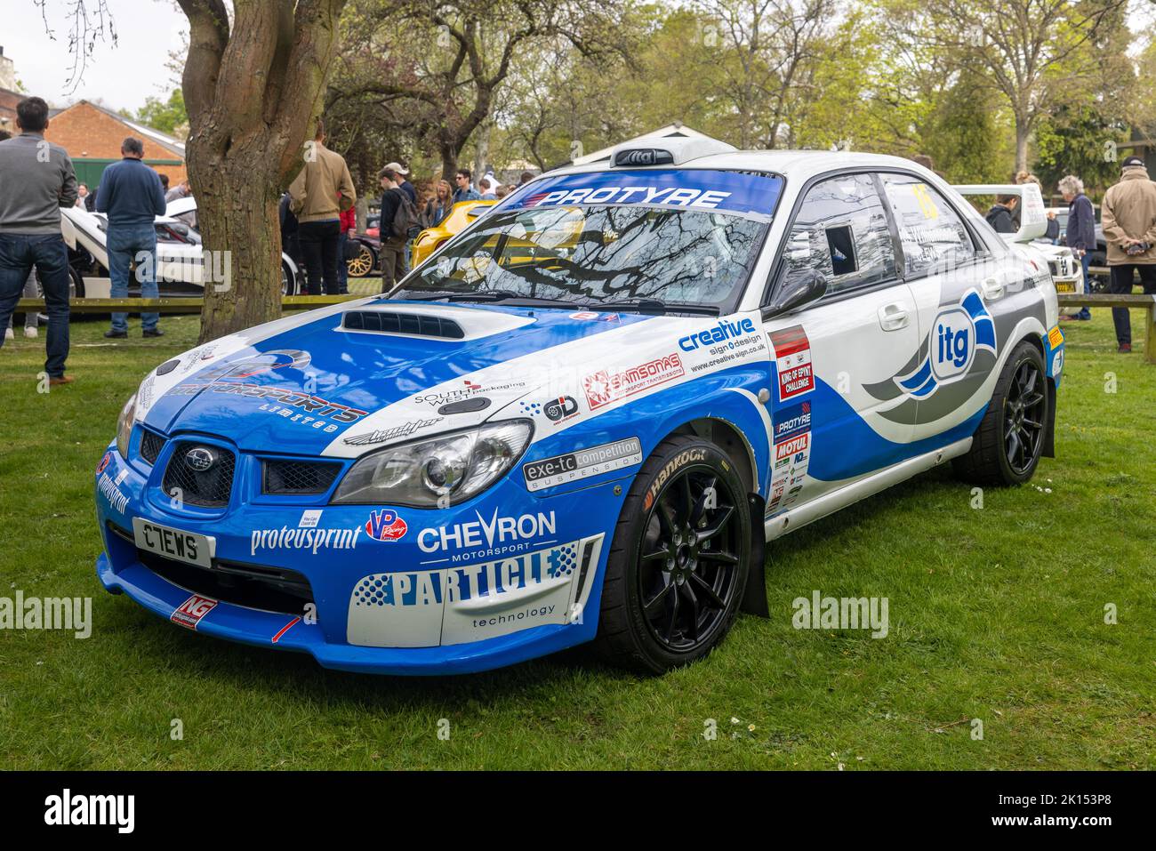 2018 Subaru Impreza Sti. on display at the June Scramble held at the ...