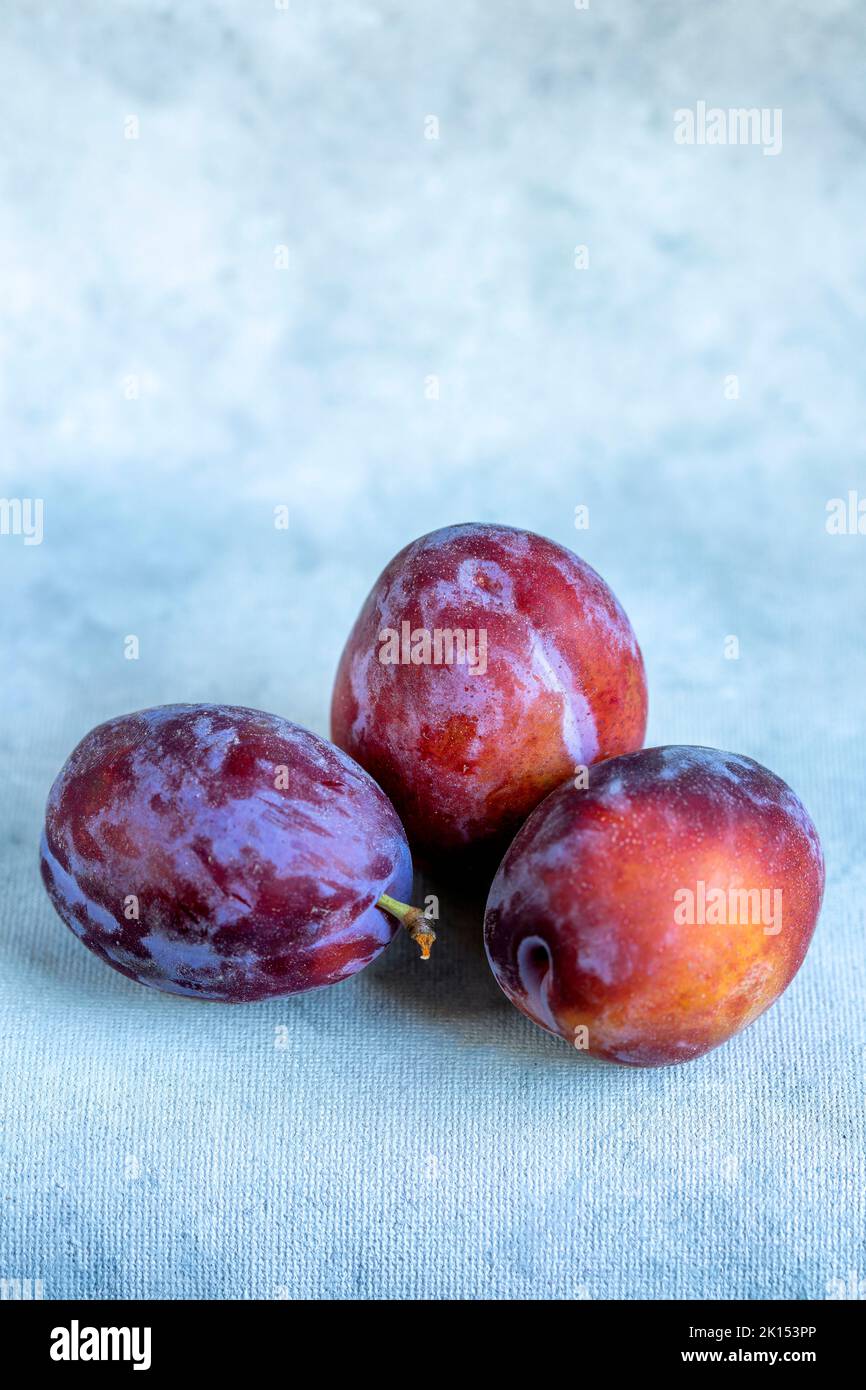 Commercial close-up still life fruit / food representation of Victoria ...