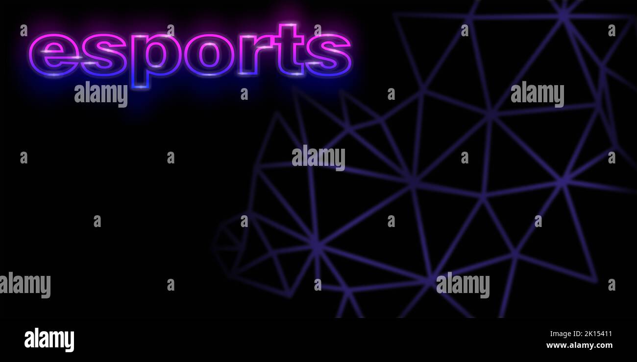 Illustrated background on the subject of computer games. English text ...