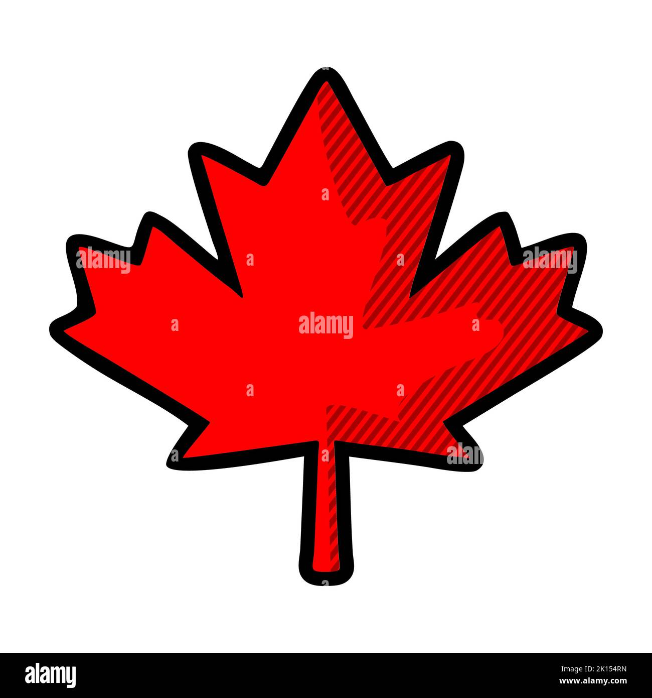 Flag of country canada outline hi-res stock photography and images - Alamy
