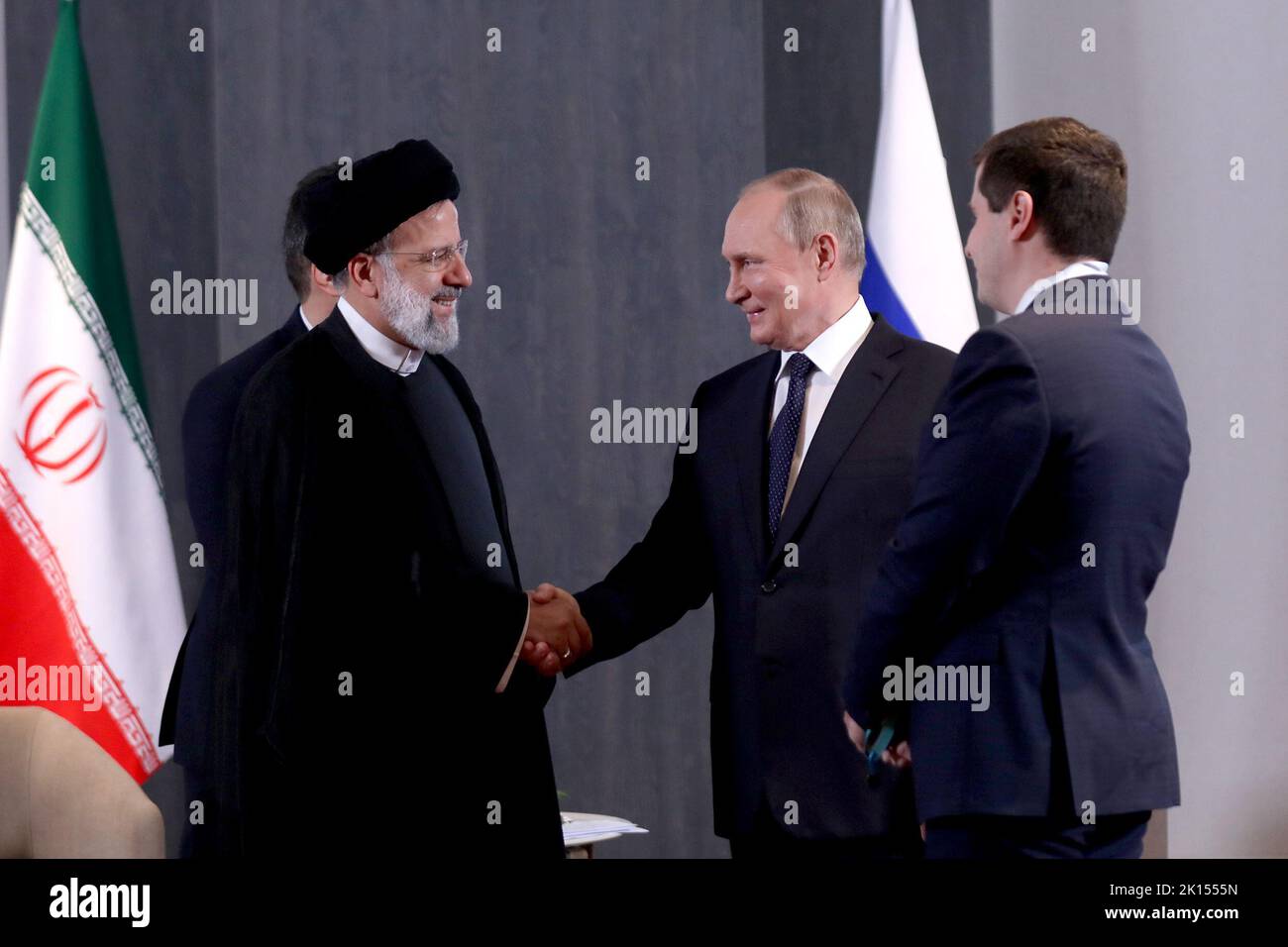 Samarkand, Samarkand, Uzbekistan. 15th Sep, 2022. Iranian President ...