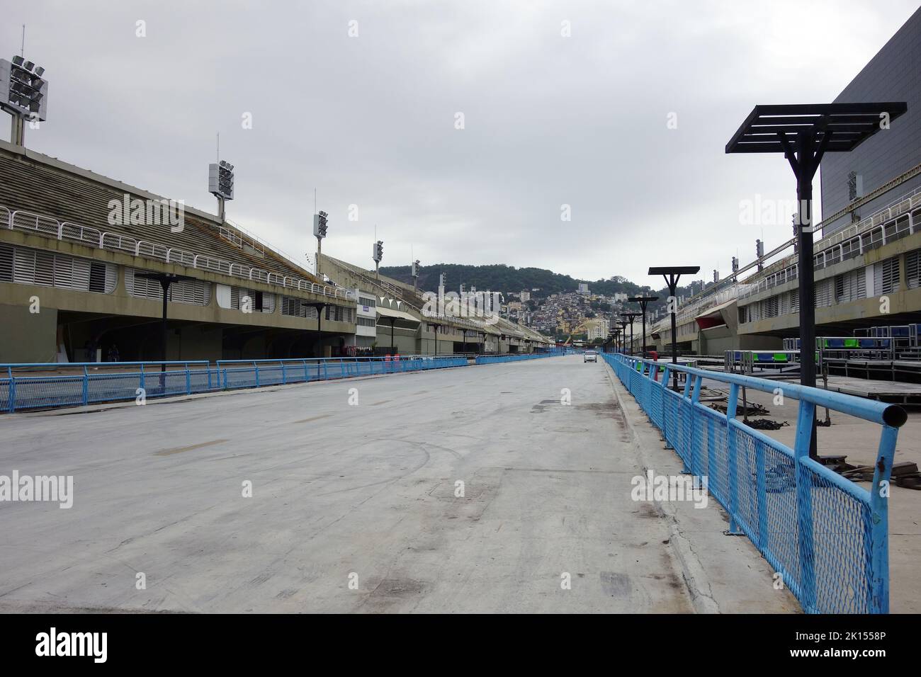 empty Sambadrome Marquês de Sapucaí, Rio de Janeiro, Southeast Region ...