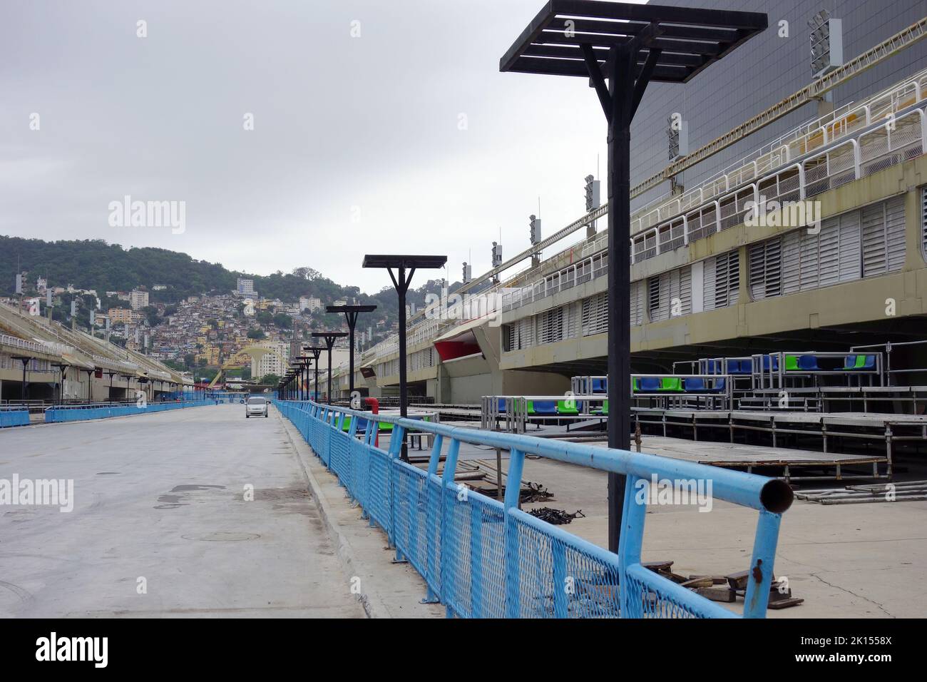 empty Sambadrome Marquês de Sapucaí, Rio de Janeiro, Southeast Region ...