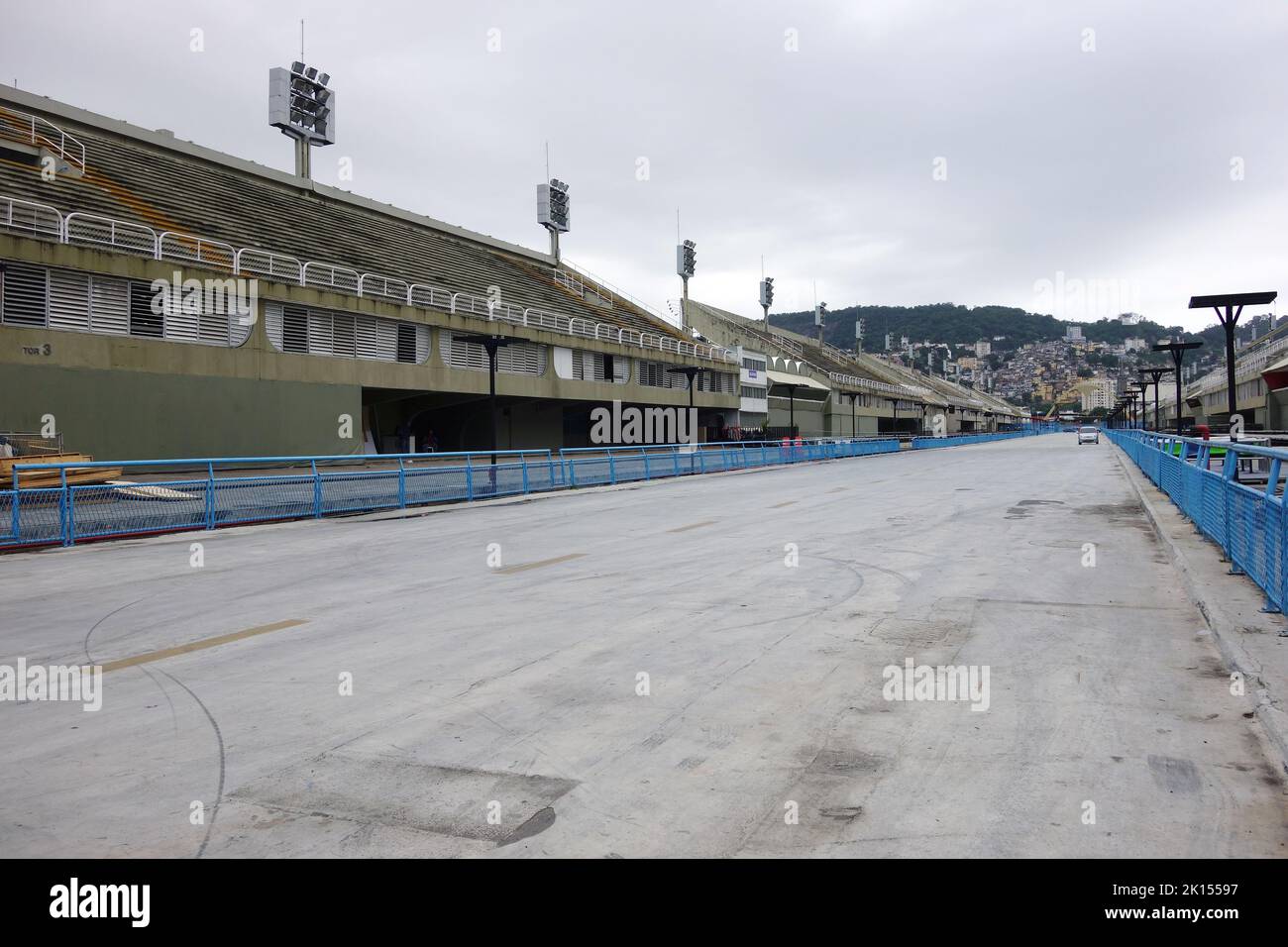 empty Sambadrome Marquês de Sapucaí, Rio de Janeiro, Southeast Region ...