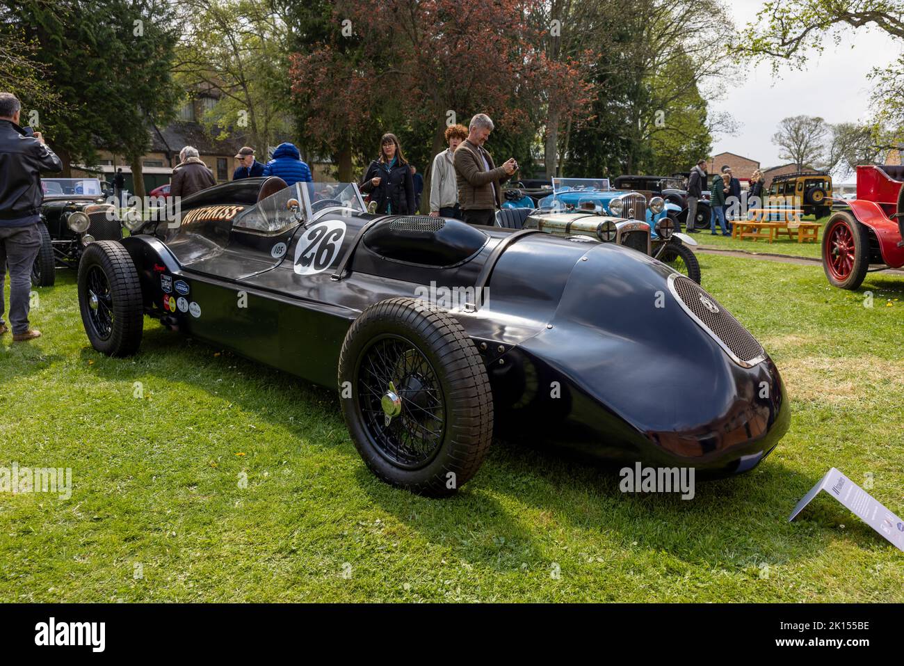 1930 Hotchkiss AM80 Brooklands on display at the June Scramble held at ...