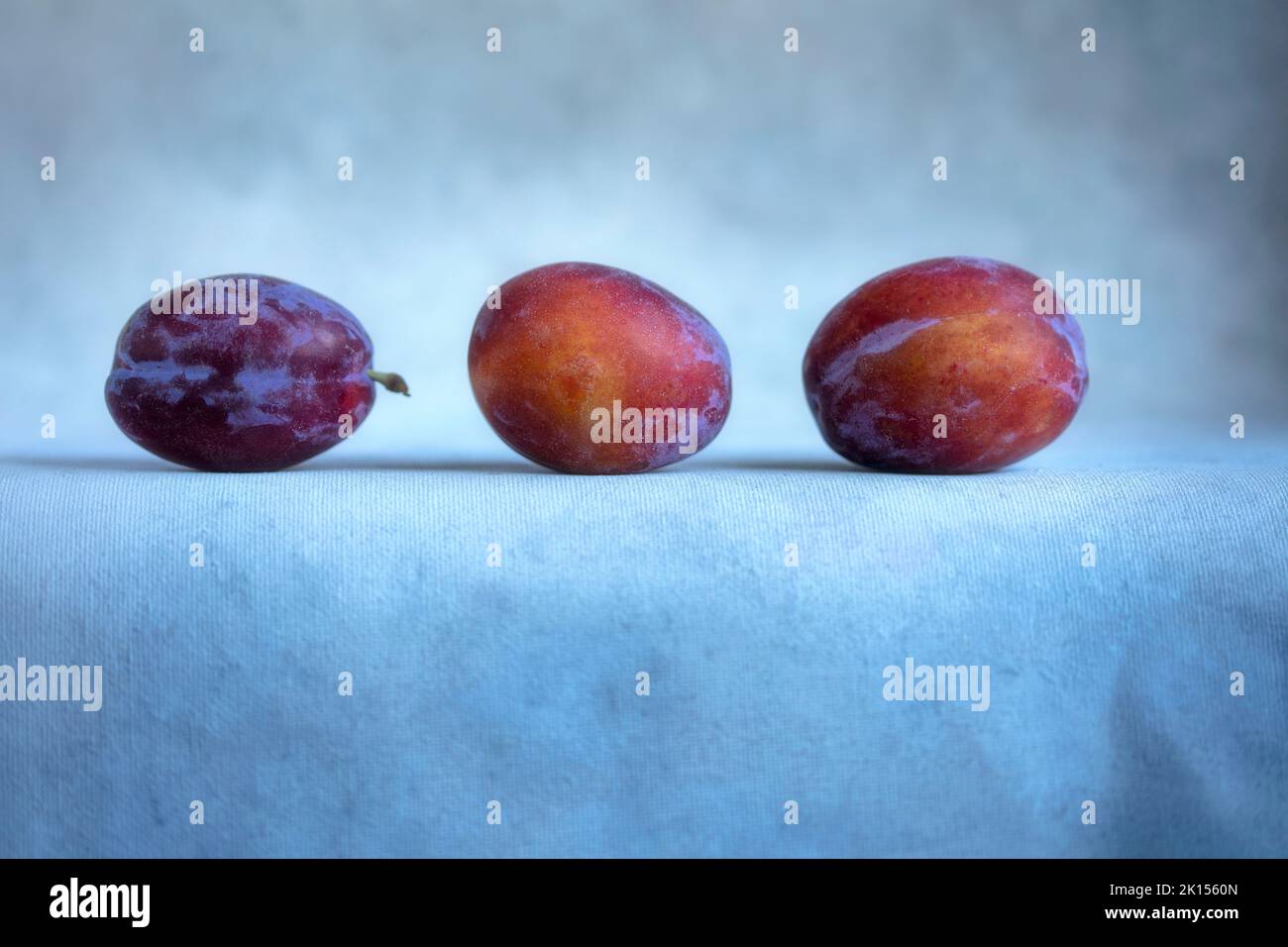 Commercial close-up still life fruit / food representation of Victoria ...
