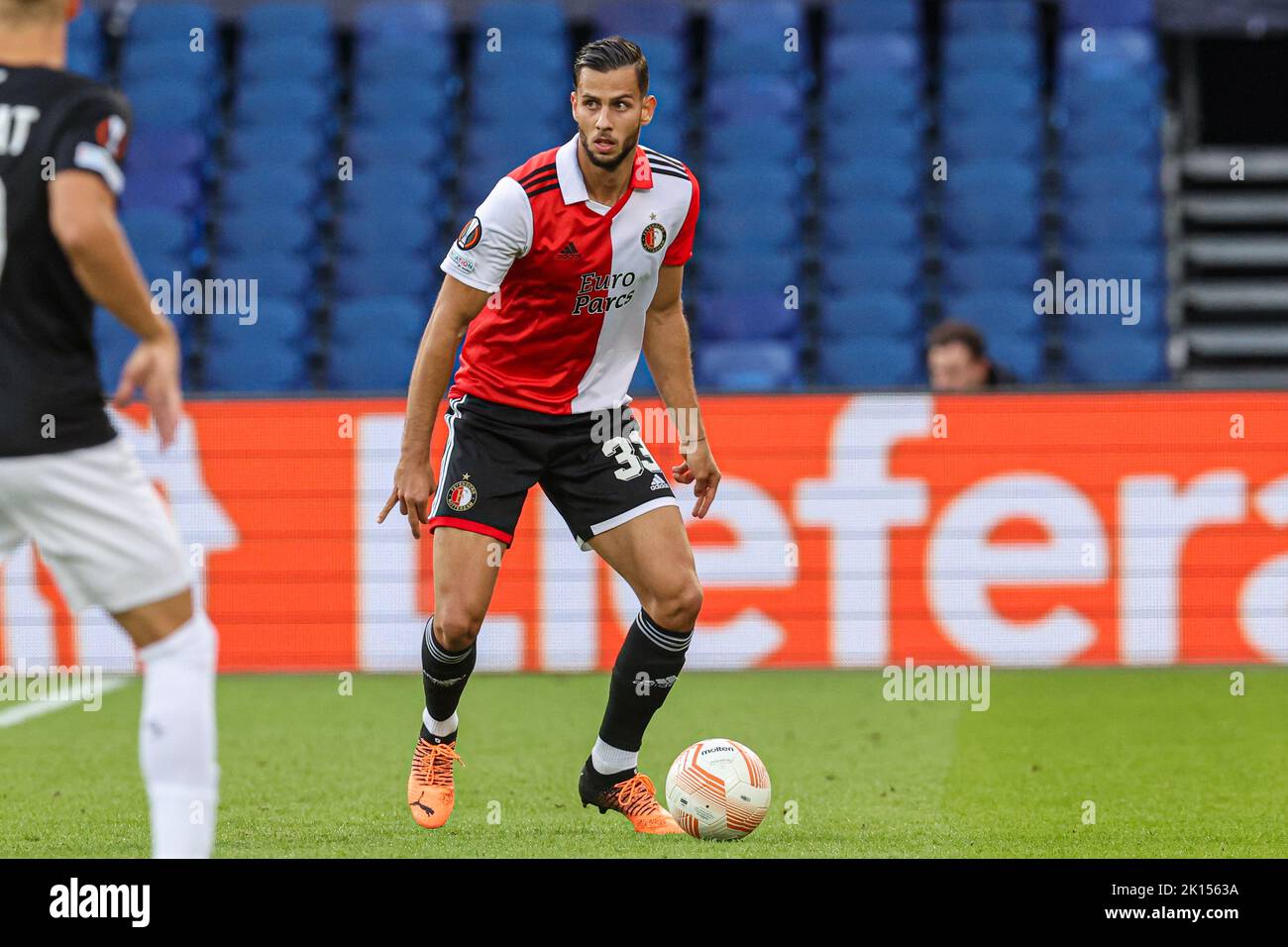 ROTTERDAM, NETHERLANDS - SEPTEMBER 15: David Hancko of Feyenoord during ...