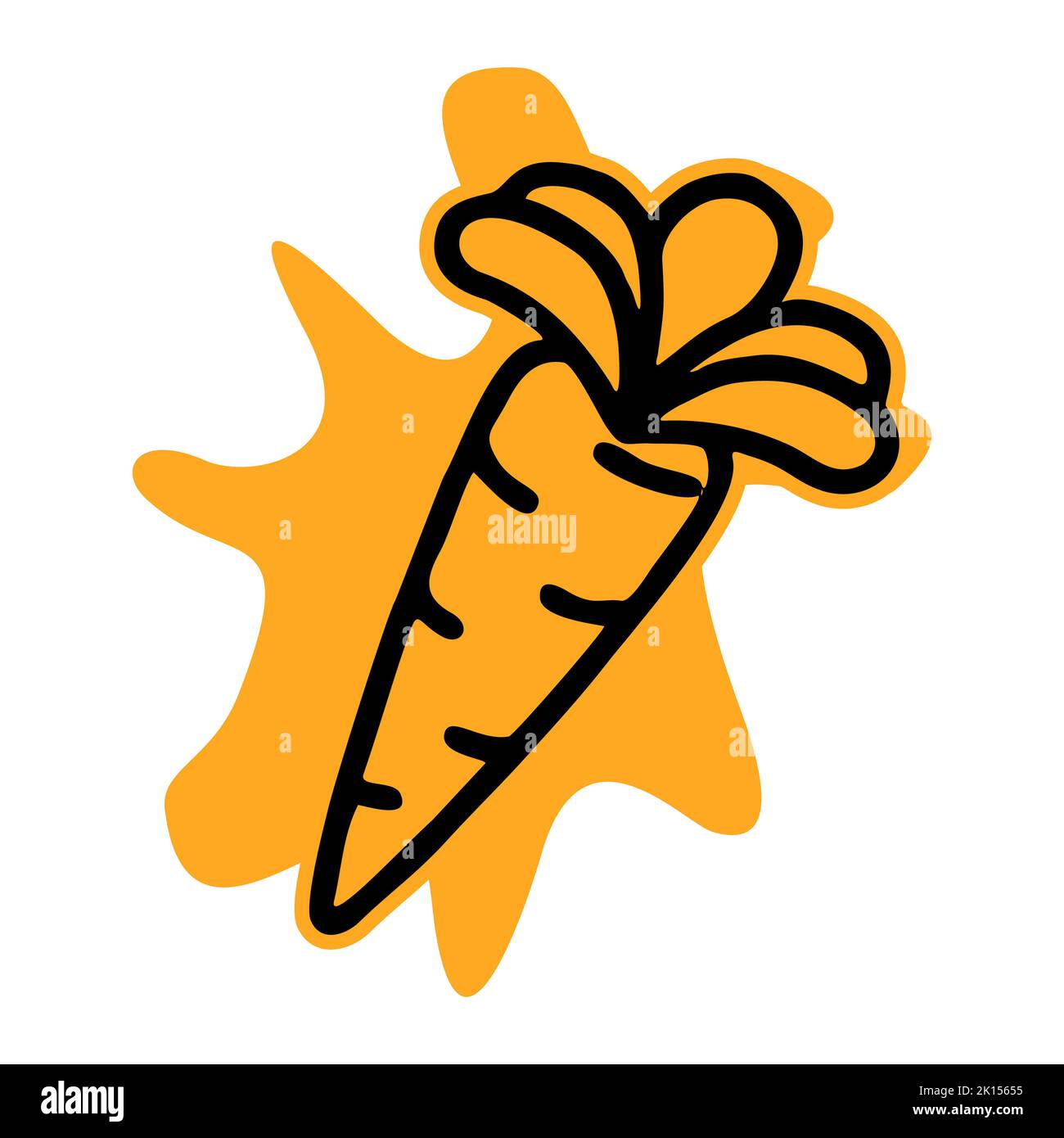 carrot icon isolated on white background from gastronomy collection ...