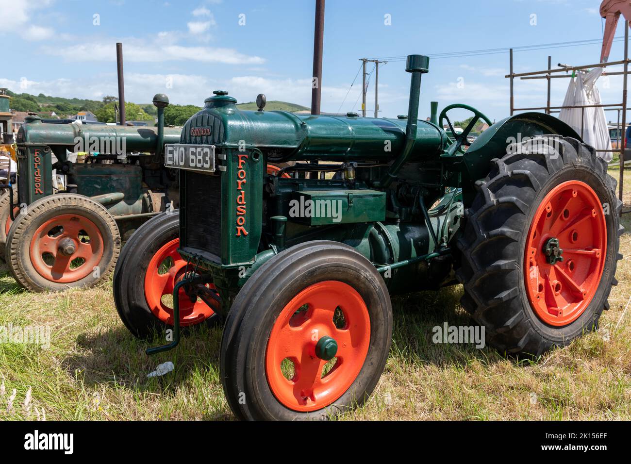 West Bay.Dorset.United Kingdom.June 12th 2022.Fordson Model N Standard ...